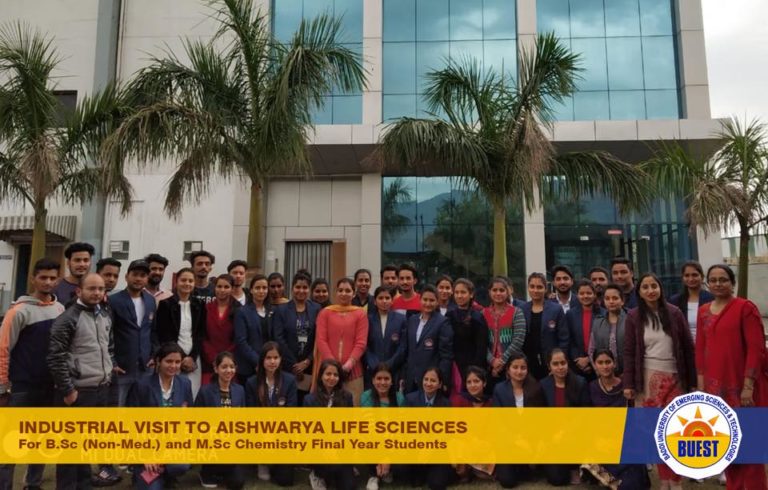 Industrial Visit To Aishwarya Life Science - Baddi University